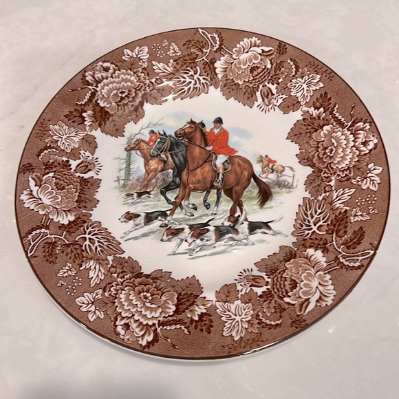 Wood & Sons | Dining | Rare Vintage Collectible Equestrian Fox Hunt By ...